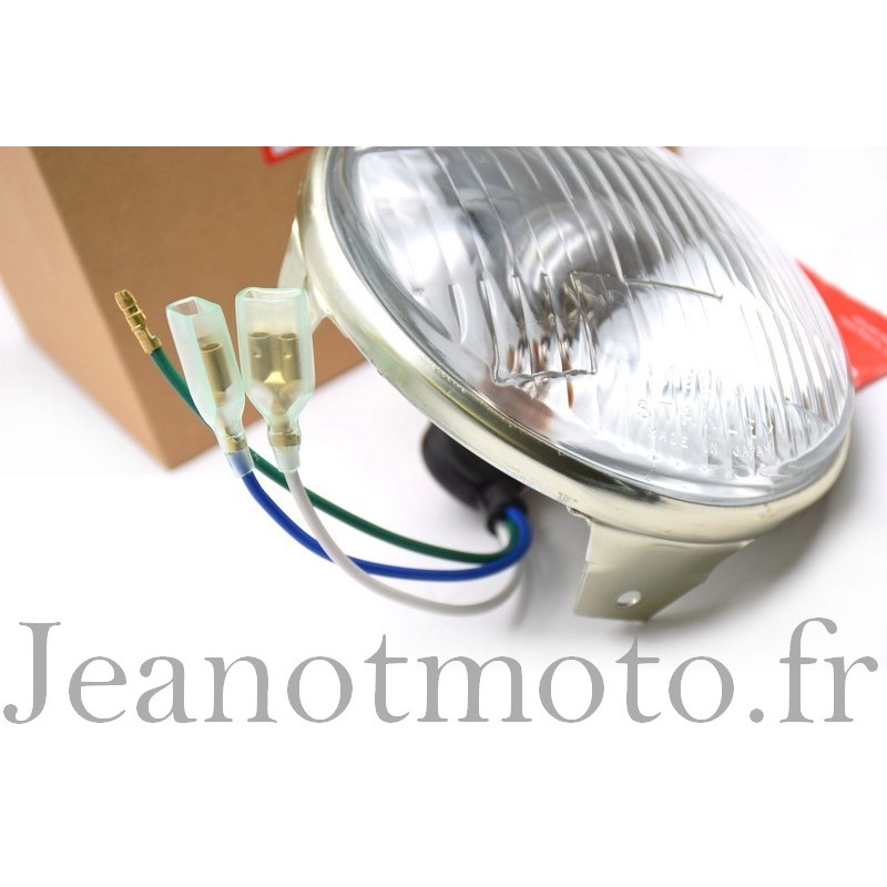 Optique de phare neuf (Genuine parts Honda) pour Honda 125 CBS de 1970 ...
